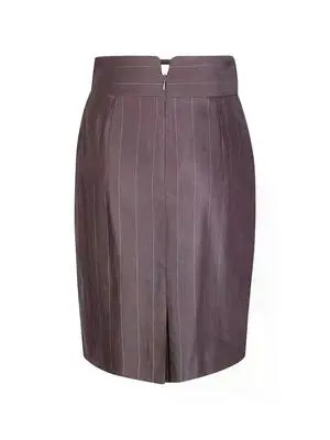 Tagliatore Pinstripe Pencil Skirt