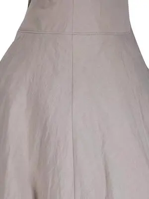 Yohji Yamamoto C/li Poplin Midi Skirt