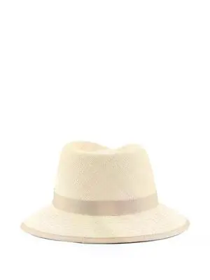 Max Mara Ribbon-trim Hat - Neutrals