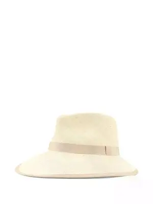 Max Mara Ribbon-trim Hat - Neutrals