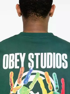 Obey Crew-neck T-shirt - Green