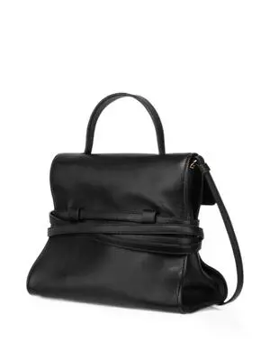 Moschino Tie Me Bag Small Leather Top Handle Bag - Pink