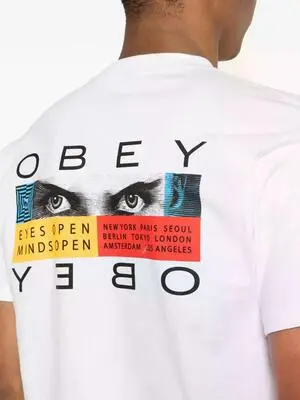 Obey Crew-neck T-shirt - White