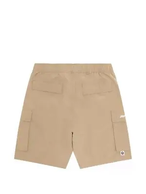 AAPE BY *A BATHING APE Logo Cargo Shorts - Neutrals