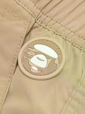 AAPE BY *A BATHING APE Logo Cargo Shorts - Neutrals