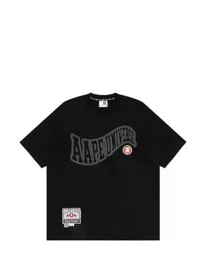 AAPE BY *A BATHING APE Logo-print Crew-neck T-shirt