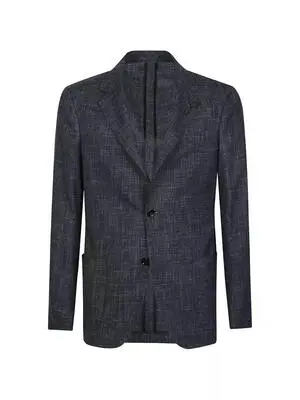 LARDINI Single-breasted Blazer - Blue