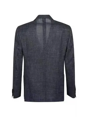 LARDINI Single-breasted Blazer - Blue