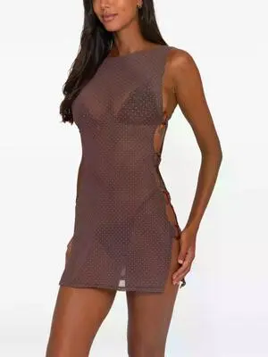 FAE SWIM Moana Polka-dot Mini Dress