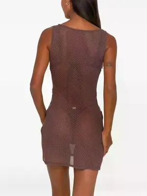 FAE SWIM Moana Polka-dot Mini Dress