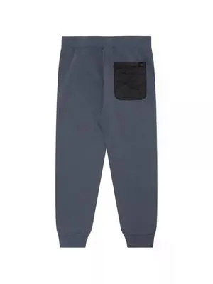 AAPE BY *A BATHING APE Embroidered Logo Patch Sweatpants - Blue