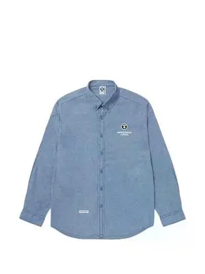 AAPE BY *A BATHING APE Moonface Patch Button-down Shirt