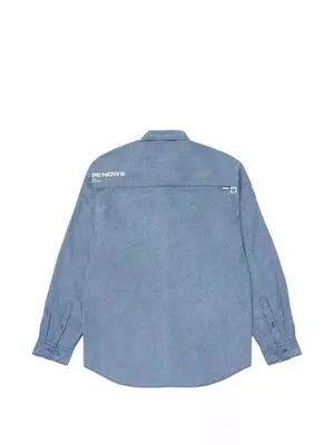 AAPE BY *A BATHING APE Moonface Patch Button-down Shirt