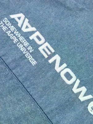 AAPE BY *A BATHING APE Moonface Patch Button-down Shirt