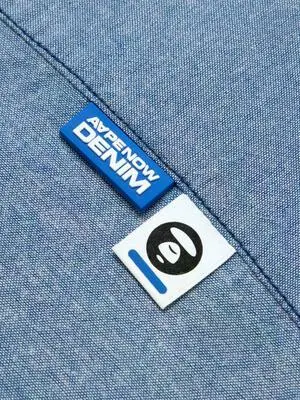 AAPE BY *A BATHING APE Moonface Patch Button-down Shirt