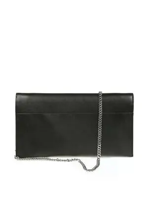 Patrizia Pepe Fly Leather Clutch - Black