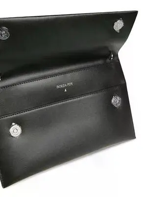 Patrizia Pepe Fly Leather Clutch - Black
