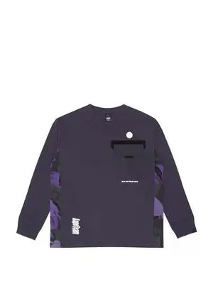 AAPE BY *A BATHING APE Moonface Long-sleeved T-shirt - Black