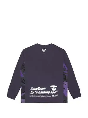 AAPE BY *A BATHING APE Moonface Long-sleeved T-shirt
