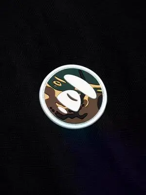 AAPE BY *A BATHING APE Moonface Camo-patch Polo Shirt