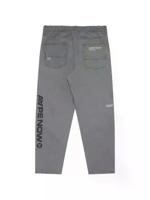 AAPE BY *A BATHING APE Moonface Patch Jeans