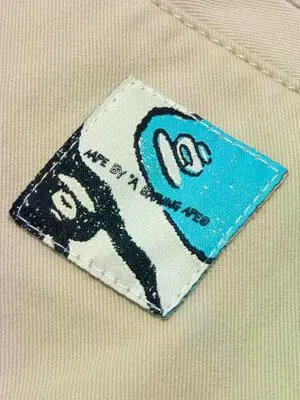 AAPE BY *A BATHING APE Embroidered Logo Chino Trousers