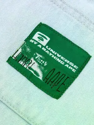 AAPE BY *A BATHING APE Moonface Embroidered Jeans