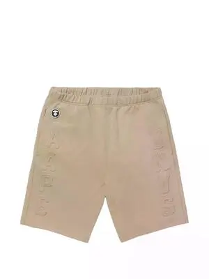 AAPE BY *A BATHING APE Logo-detail Shorts - Neutrals
