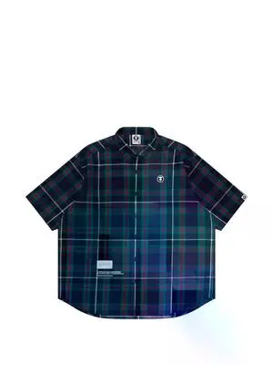 AAPE BY *A BATHING APE Moonface-patch Check Shirt