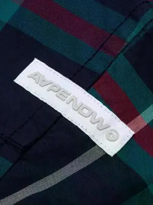 AAPE BY *A BATHING APE Moonface-patch Check Shirt