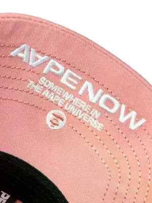 AAPE BY *A BATHING APE Logo-patch Baseball Cap - Pink