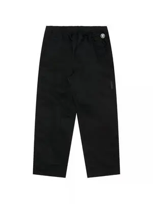 AAPE BY *A BATHING APE Moonface-patch Trousers - Black
