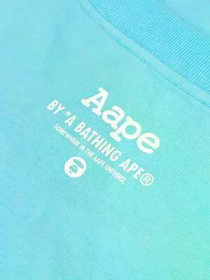 AAPE BY *A BATHING APE Graphic-print T-shirt - Blue