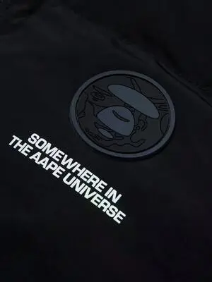 AAPE BY *A BATHING APE Moonface Patch Gilet - Black