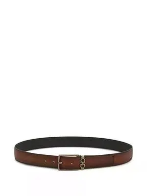 FERRAGAMO Reversible Buckle Belt - Brown