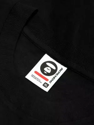 AAPE BY *A BATHING APE Heart Moonface T-shirt - Black
