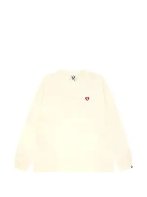AAPE BY *A BATHING APE Heart Long-sleeve T-shirt - Black