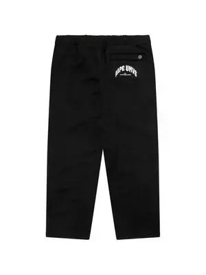 AAPE BY *A BATHING APE Moonface Pintuck Track Pants - Black