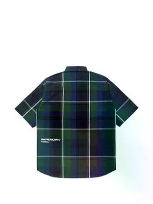AAPE BY *A BATHING APE Moonface-patch Plaid Shirt