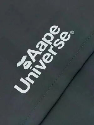 AAPE BY *A BATHING APE Moonface Branding-patched Trousers