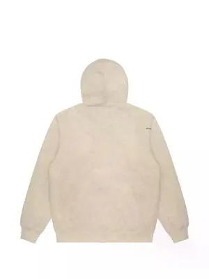 AAPE BY *A BATHING APE Logo-patch Zip-up Hoodie - Neutrals