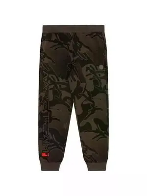 AAPE BY *A BATHING APE Moonface-patch Camo Track Pants