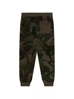 AAPE BY *A BATHING APE Moonface-patch Camo Track Pants