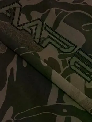 AAPE BY *A BATHING APE Moonface-patch Camo Track Pants