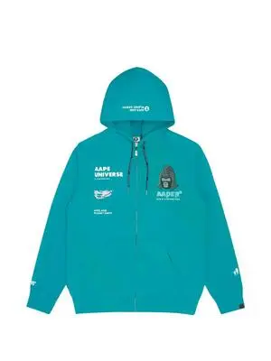 AAPE BY *A BATHING APE Printed Zip-up Hoodie