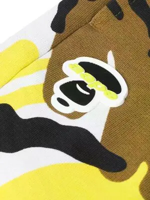 AAPE BY *A BATHING APE Camo Patterned Track Pants - Yellow
