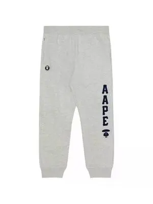 AAPE BY *A BATHING APE Logo-patch Track Pants - Grey