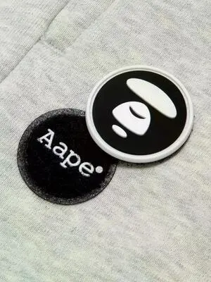 AAPE BY *A BATHING APE Logo-patch Track Pants - Grey