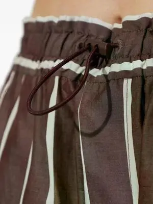 Rag & Bone Victoria Striped Cargo Shorts - Brown