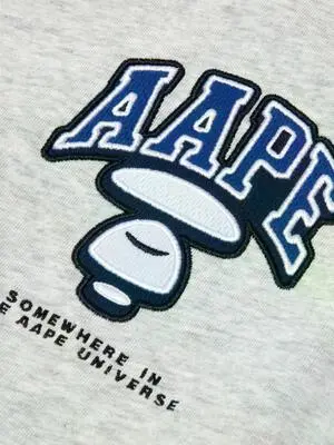 AAPE BY *A BATHING APE Embroidered Reversible Zip-up Hoodie